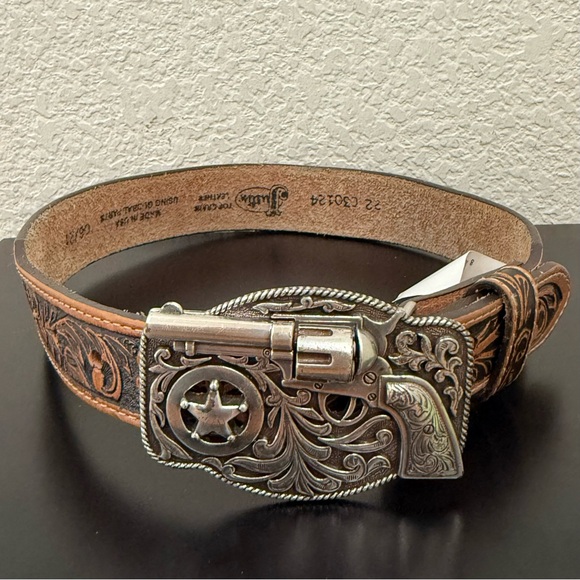 Justin Boots | Accessories | Justin Kids Lil Trigger Happy 3d Buckle ...